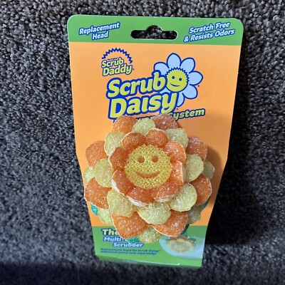 New Scrub Daddy Scrub Daisy The Daisy Dishwand System Replacement Head ...