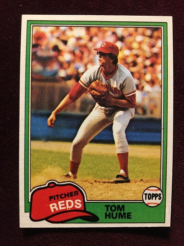 1981 Topps #419 Reds Tom Hume Baseball Card | eBay