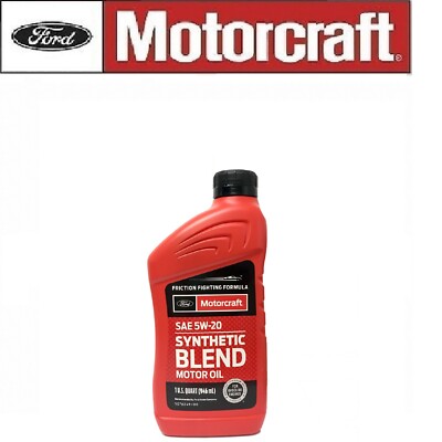 Motorcraft SAE 5W-20 Synthetic Blend Motor Oil XO-5W20-QSP 1 Quart 5W20 ...