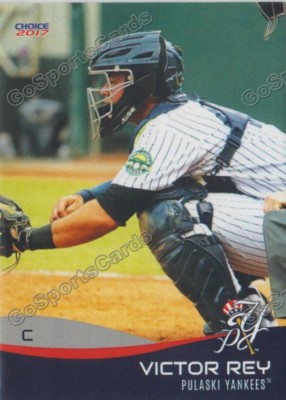 2017 Pulaski Yankees Victor Rey RC Rookie NY | eBay