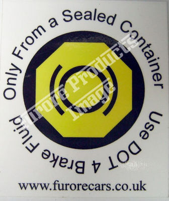 IVA Brake Fluid ID Sticker Label Kitcar Kit Car Locost | eBay UK