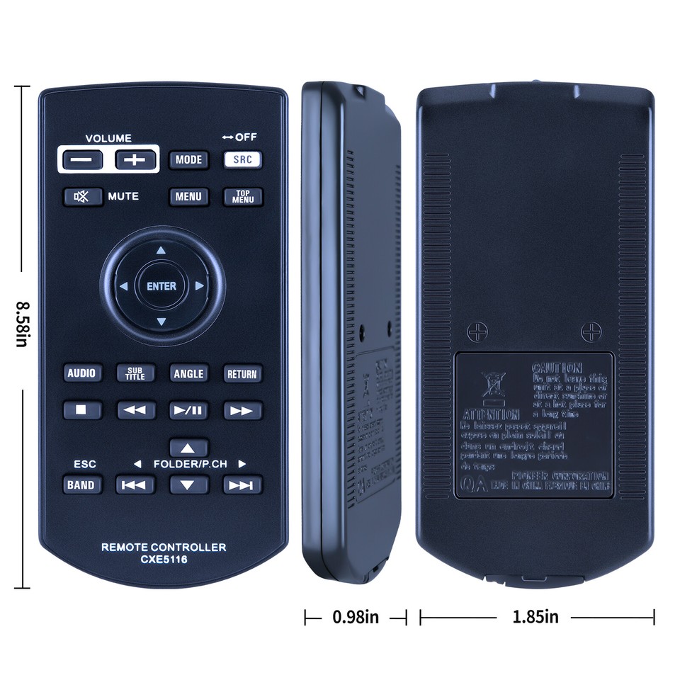 CXE5116 Remote Control For Pioneer Car Audio System DVD RDS AV Receiver ...