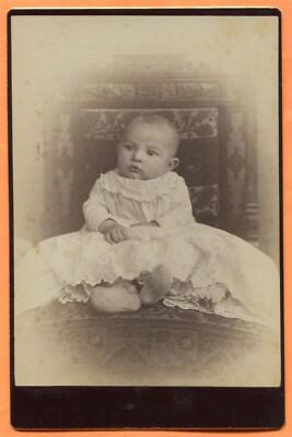 Schenectady, NY, Portrait of a Baby, by Atkinson, circa 1880s Backstamp ...