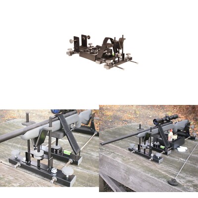 Rifle Sighting Vise Gun Shoot Rest Bench Hunting Cleaning Adjustable ...