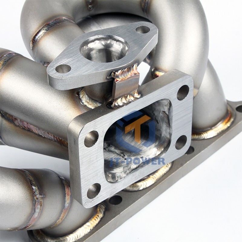 RAM HORN Turbo Manifold for Honda Civic CRX Del Sol T3 38mm WG D15 D16 ...