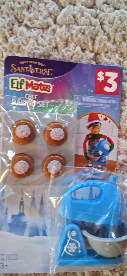 Elf Mates Chef Elf & Baking Set Elf on the Shelf Christmas | eBay