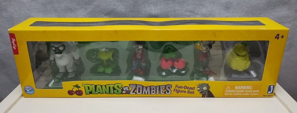 Plants vs. Zombies Fun-Dead Figure Set Sealed PopCap Jazwares 2012 New | eBay