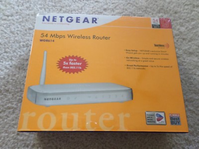 Netgear WGR614 54 Mbps 4-Port 10/100 Wireless G Router (WGR614NA ...
