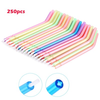250pcs Dental Disposable Spray Nozzles Tips For 3-Way Air Water Syringe ...