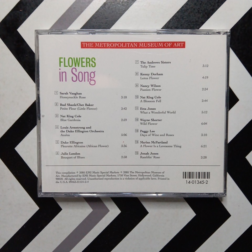 NEW SEALED Flowers in Song - Metropolitan Museum of Art CD 2005 | eBay