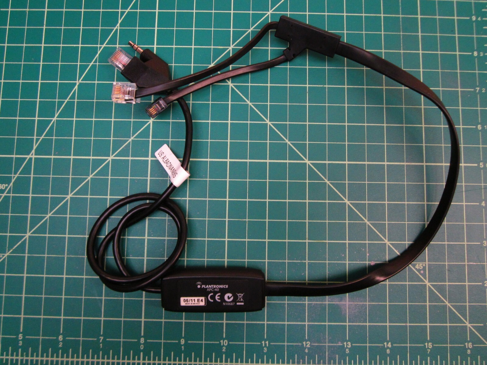 Plantronics APC-41 EHS Electronic Hook Switch Cord Cable for CS500 + Savi | eBay