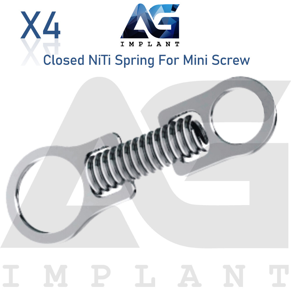 Closed NiTi Coil Spring Mini Screw Eyelets 7mm W/Eyelets Orthodontic ...