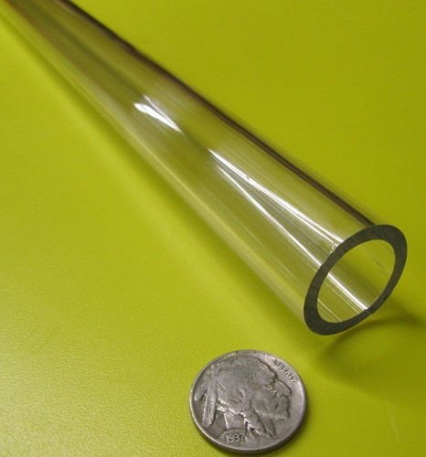 Kmac Polycarbonate Round Clear Tube / Tubing 1.00" x .750" (1.0" x 3/4 ...