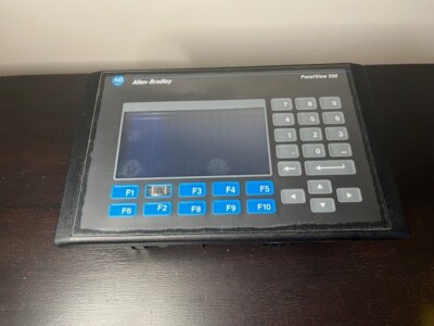 Allen Bradley 2711-B5A1 Panelview 550 HMI Touchscreen Keypad RIO RS-232 ...