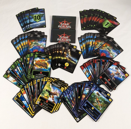 STAR REALMS Deckbuilding Game COLONY WARS Used COMPLETE No Box WWG 2015 ...