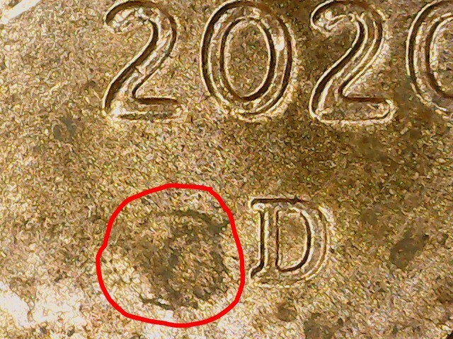 2020-D Lincoln Shield Cent Double Mint Mark Error / Extremely Rare! See ...