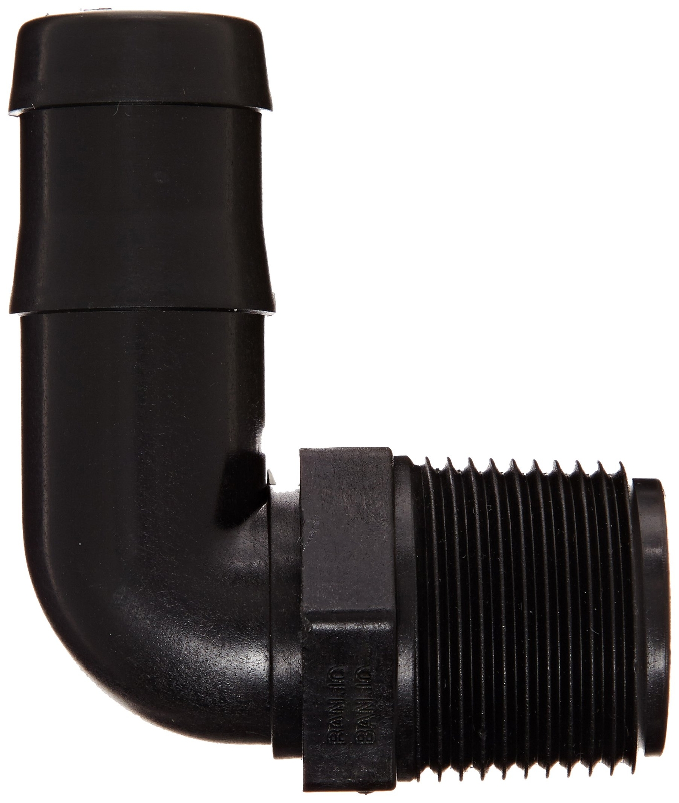 Banjo HB100-90 Polypropylene Hose Fitting, 90 Degree Elbow, 1" NPT Male ...