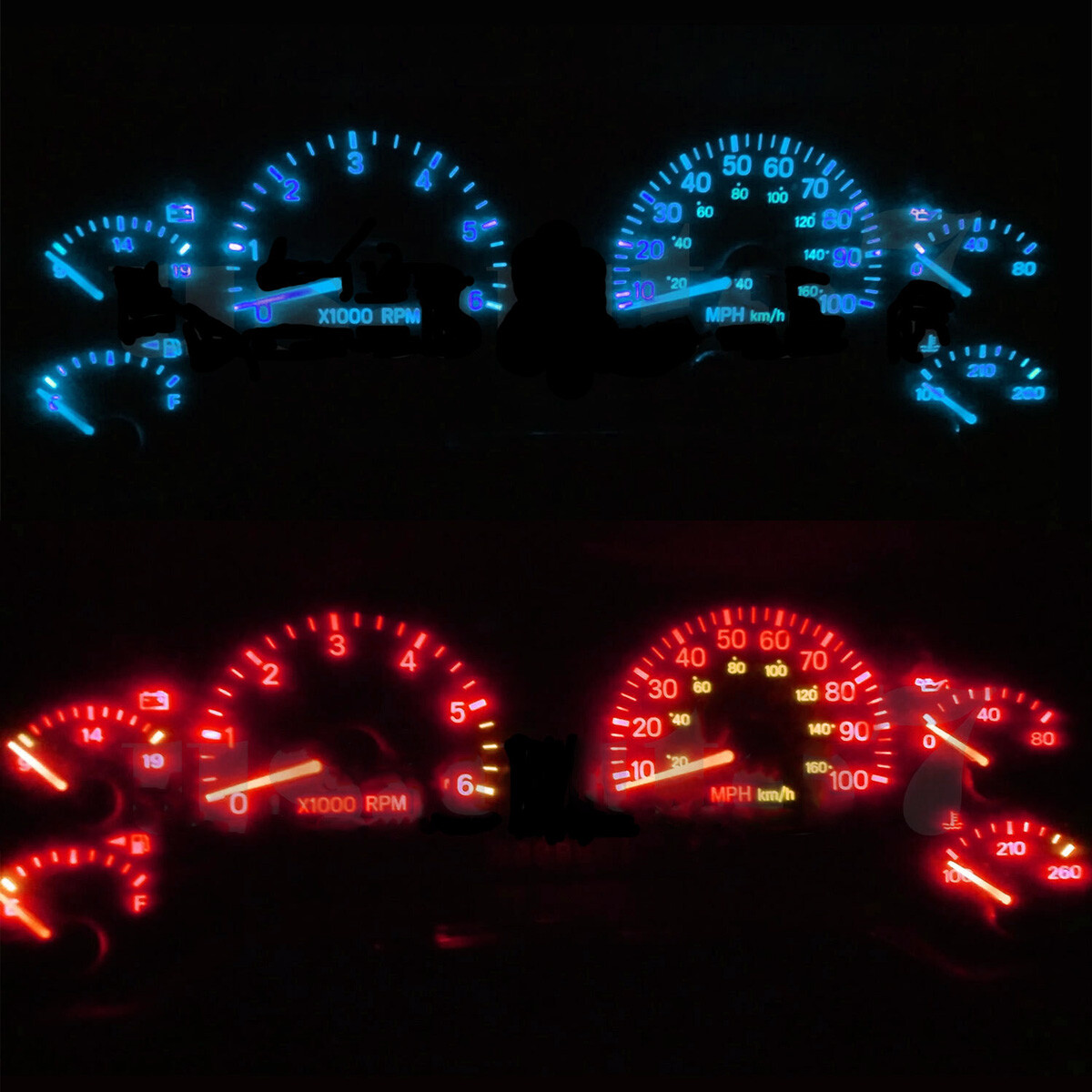 LED Speedo Kit for 1997-2006 Jeep Wrangler TJ Dash Gauge Cluster ...