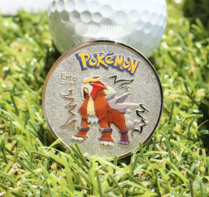 POKEMON GOLF Ball Marker QUALITY COIN Metallic Alloy Non-Magntc **NO US ...