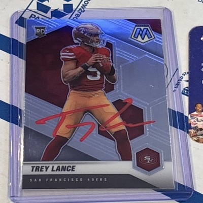 Trey Lance On Card Autograph With COA | eBay