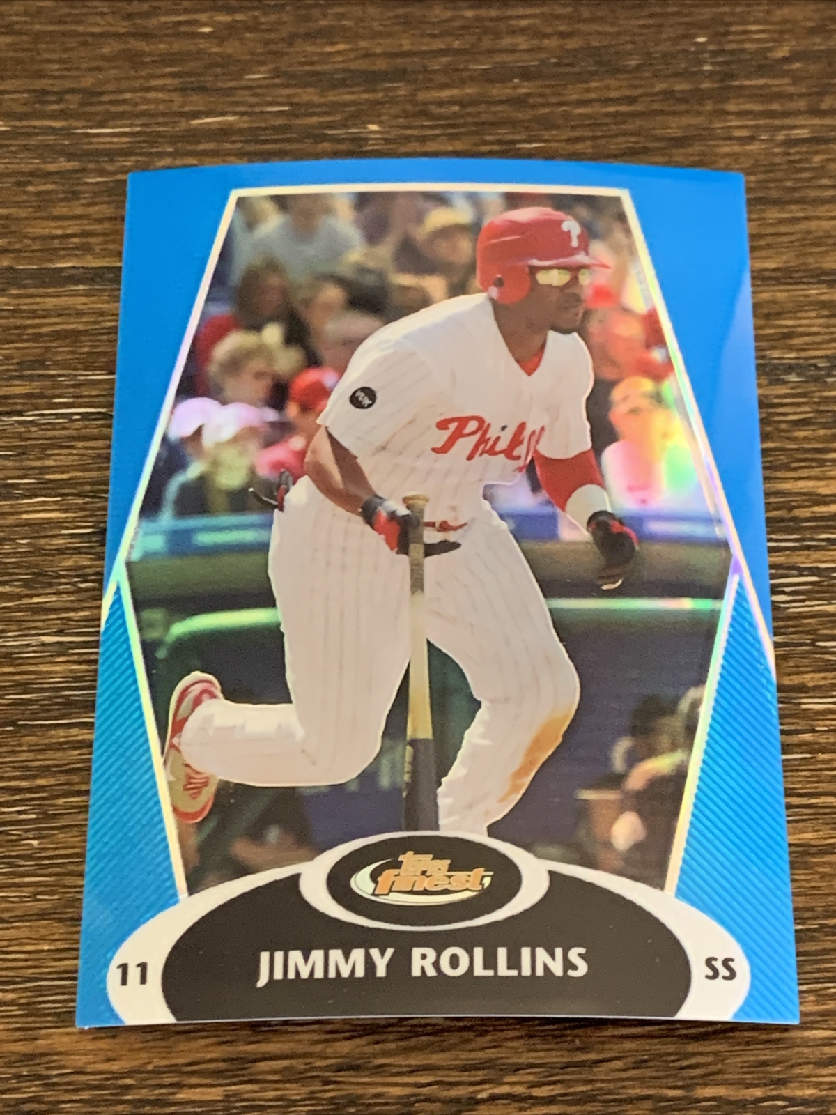 2008 FINEST REFRACTORS BLUE #64 JIMMY ROLLINS /299 PHILLIES NM-MT | eBay