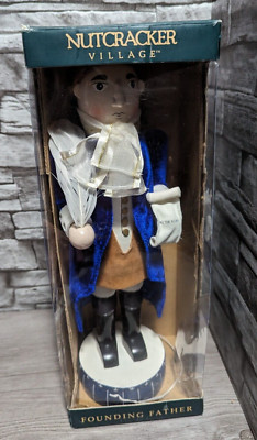 Nutcracker Village Founding Father Christmas Americana Revolutionary ...