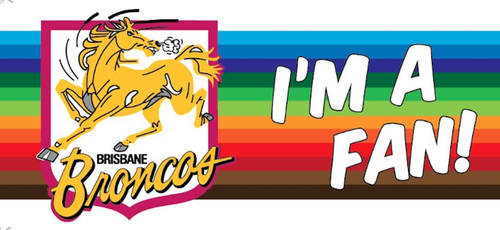 Brisbane Broncos NRL Heritage Bumper Sticker Decals | eBay Australia