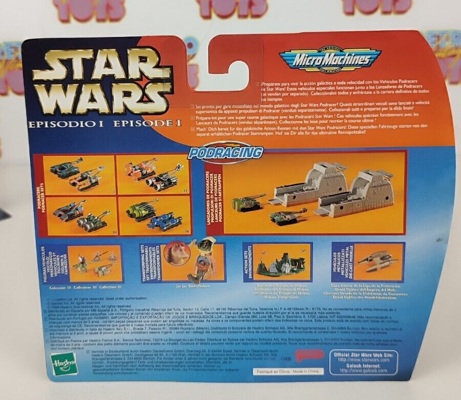 Star Wars Podracers I Podracing Micro Machines 1999 Hasbro Blister ...