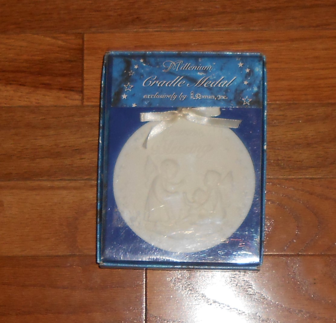 ROMAN, INC. MILLENIUM COLLECTION "HEAVEN'S BLESSING" CRADLE MEDAL ...