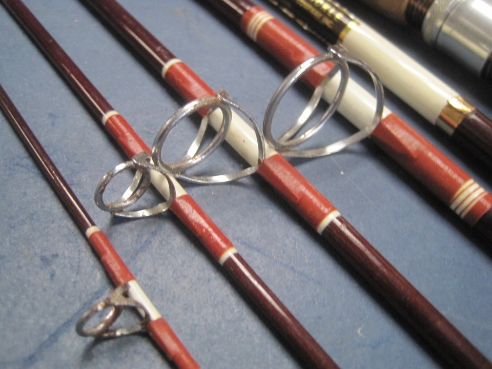 Vintage South Bend Backpacking Travel Spinning Fishing Pack Rod VGC w ...