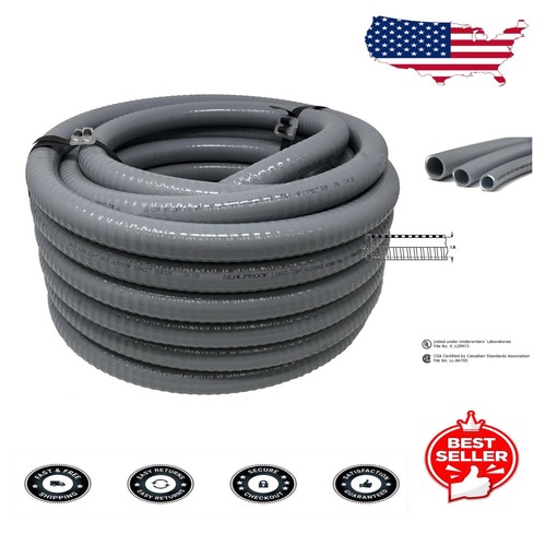 Heavy-Duty 1-1/2" x 50 FT Nonmetallic Flexible Conduit - Perfect for ...