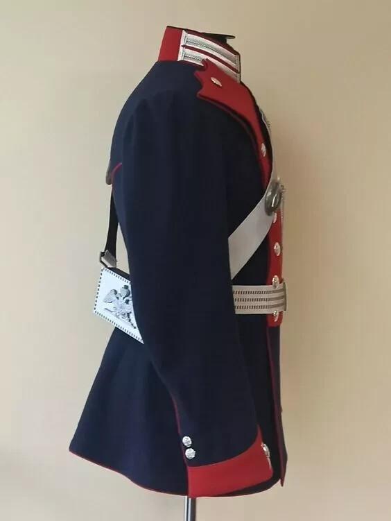 New Royal Military Men's Blue & Red British Wool jacket, Revolutionary ...