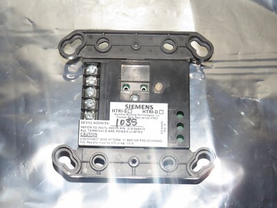 SIEMENS HTRI-S INTELLIGENT SINGLE INPUT INTERFACE MODULE 500-033370 5 ...