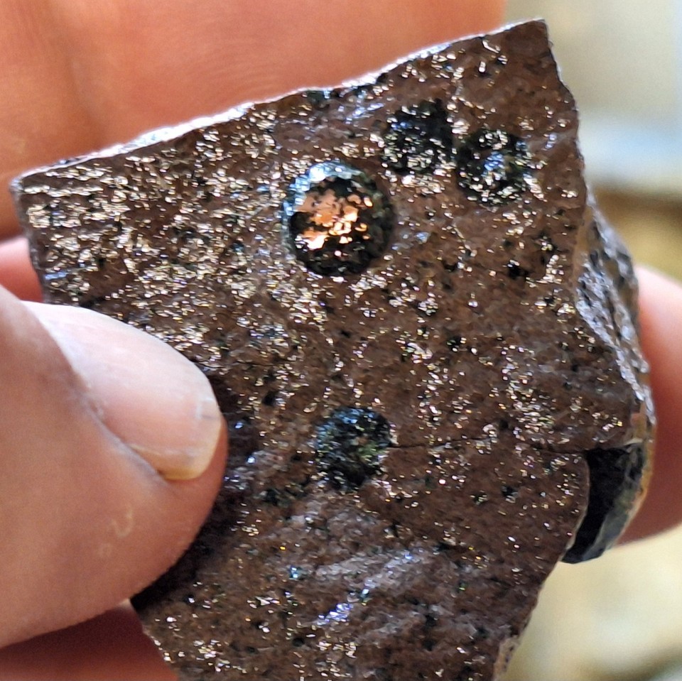 Polished Copper Replacement Agate Nodules In Basalt Host Rock ...