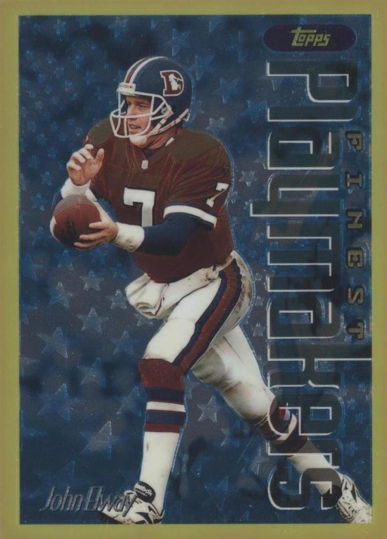 1996 Topps Finest - Gold Jumbo John Elway #17 for sale online | eBay