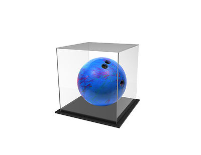 Tenpin Bowling Ball Deluxe Display Case Acrylic Perspex - BLACK | eBay ...