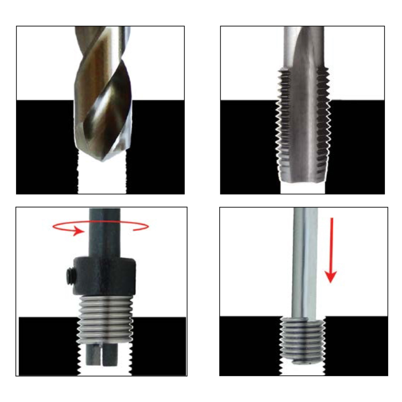 Helicoil Wire Thread Repair Inserts Coarse Thread A2 Stainless Steel ...