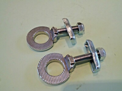 TRIUMPH 3TA 5TA T100A REAR WHEEL CHAIN ADJUSTER SET 37-1134 W1134 W1015 ...