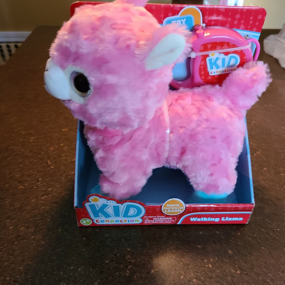 Walking Pink Llama Kids Toy Plush Toddler Sound Pet Kid Connection 9 ...
