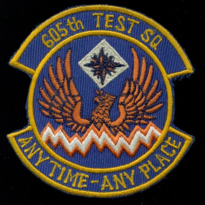 USAF 605th Test Squadron Patch N-28 | eBay
