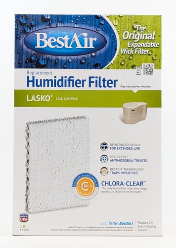 BestAir Lasko L8-C Humidifier Wick Filter – Fits Models 1128, 1129 ...