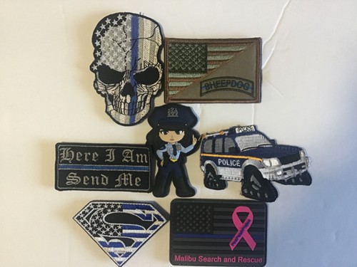Thin Blue Line TBL Tactical Morale Patches Lot of 7 | eBay