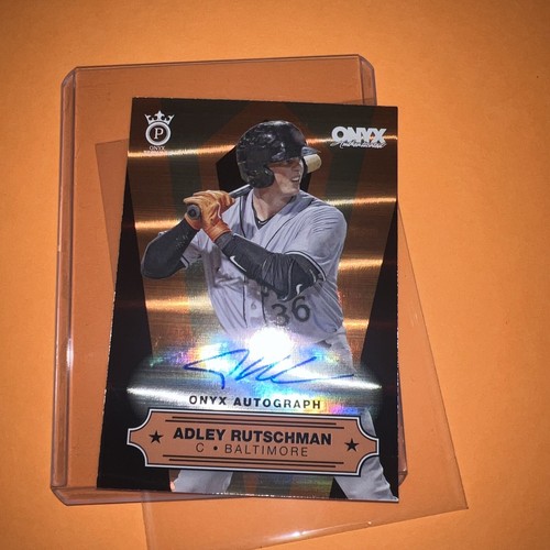 2022 Onyx Premium RC GOLD Auto Adley Rutschman On Card SP #1/27 Orioles ...