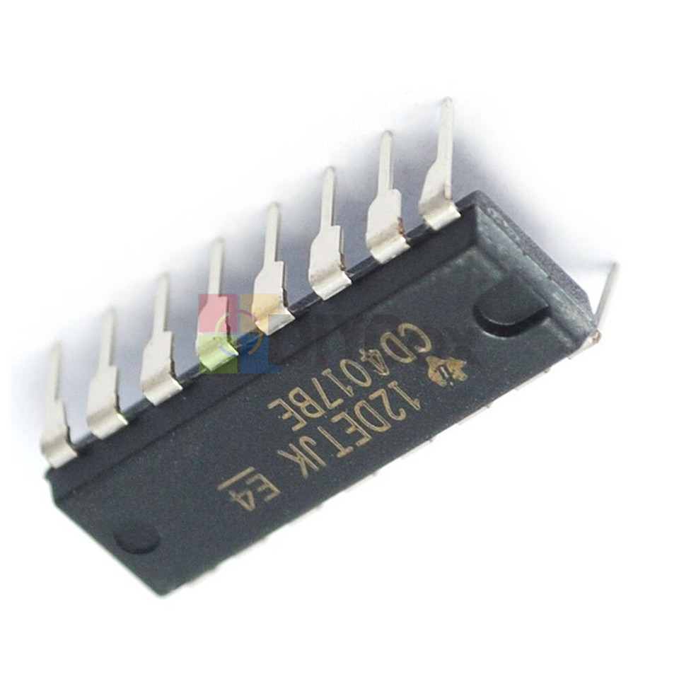 20Pcs CD4017 CD4017BE 4017 DIP-16 DECADE COUNTER DIVIDER IC CHIPS | eBay