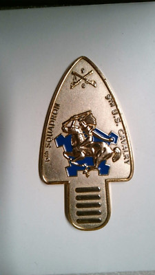 CHALLENGE COIN 6TH SQUADRON 9TH US CAVALRY OPERATION IRAQI FREEDOM 08 ...