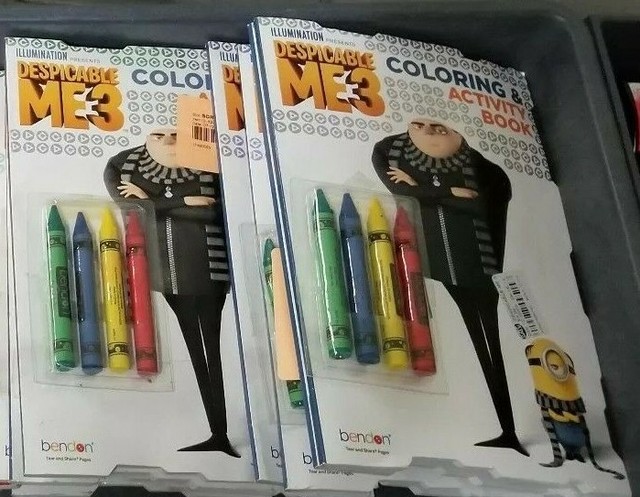 Bendon Illumination Despicable Me 3 Coloring & Activity Book With 4 ...
