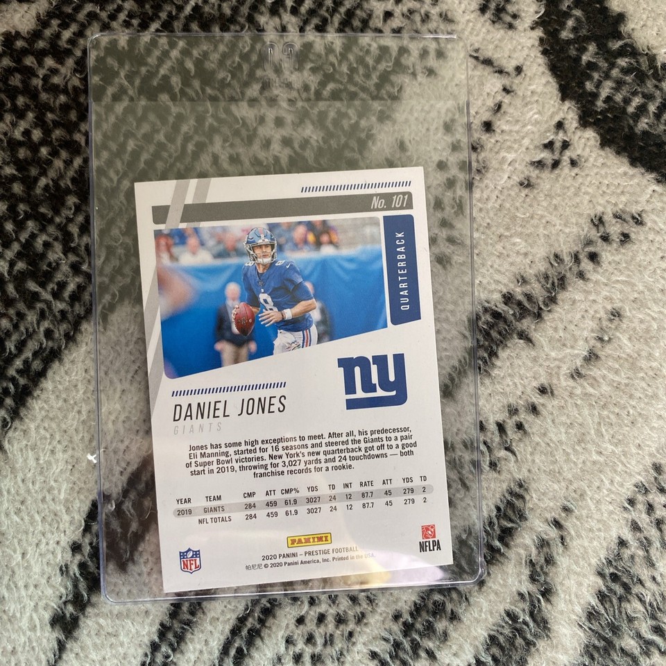 2020 Prestige Base #101 Daniel Jones New York Giants | eBay