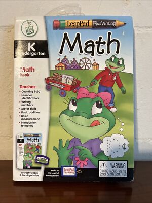 Leapfrog LeapPad Math Kindergarten Interactive Book Plus Cartridge | eBay