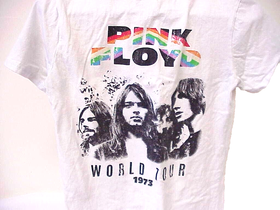PINK FLOYD TORN SHIRT SIZE XS PINK FLOYD WORLD TOUR 1973 T-SHIRT ...