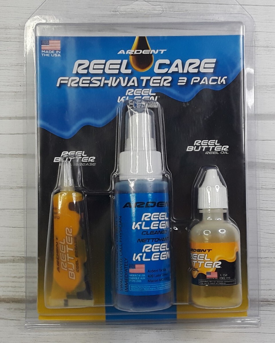 Ardent Reel Care Freshwater 3 Pack Reel Butter & Reel Cleaner Kit | eBay